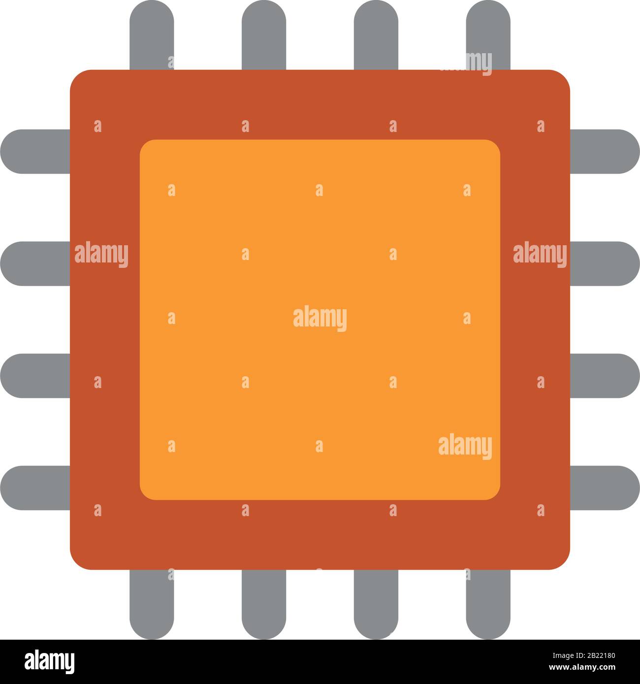 motherboard flat style icon design, Technology equipment hardware data ...