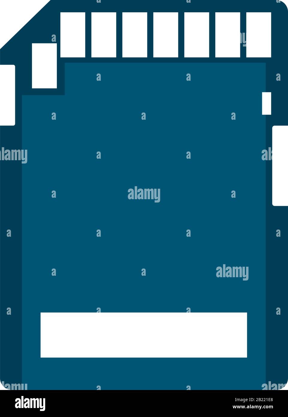 memory flat style icon design, Technology equipment hardware data ...