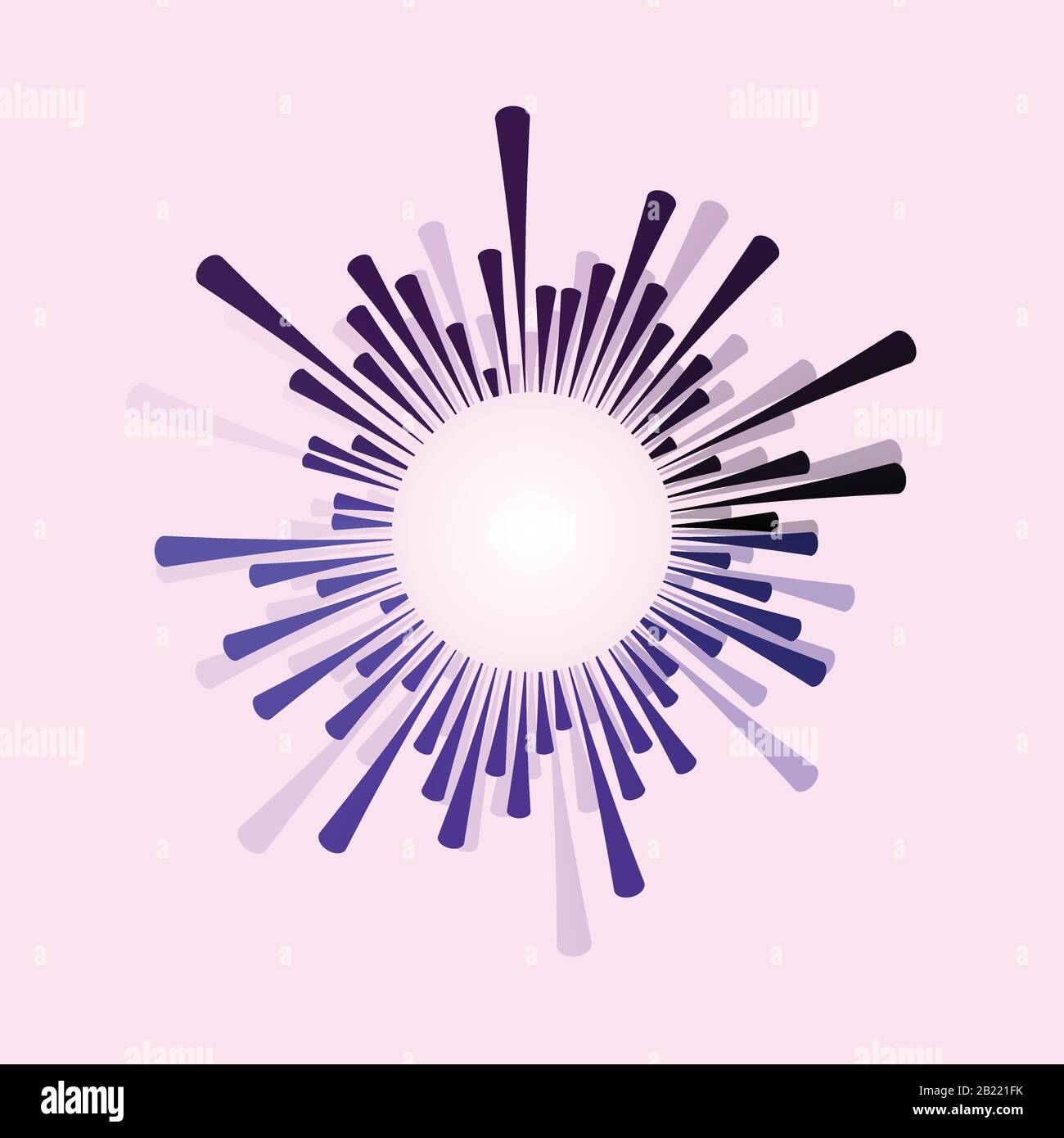 Awesome audio spectrum on purple background, stock vector Stock Vector ...