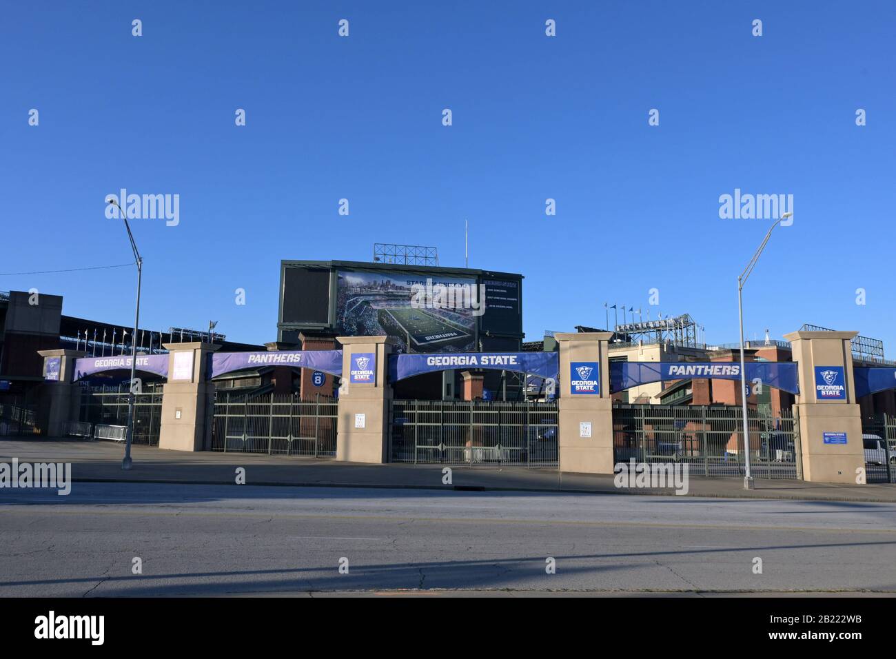 General overall view of Georgia State Stadium, Friday, Feb. 28, 2020 ...