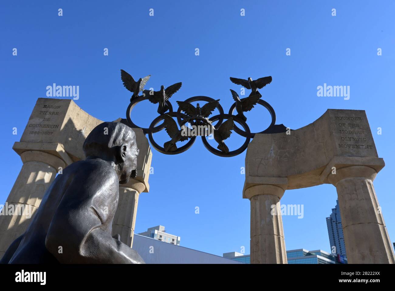 Atlanta, Untied States. 28th Feb, 2020. Detailed view of bronze statue ...