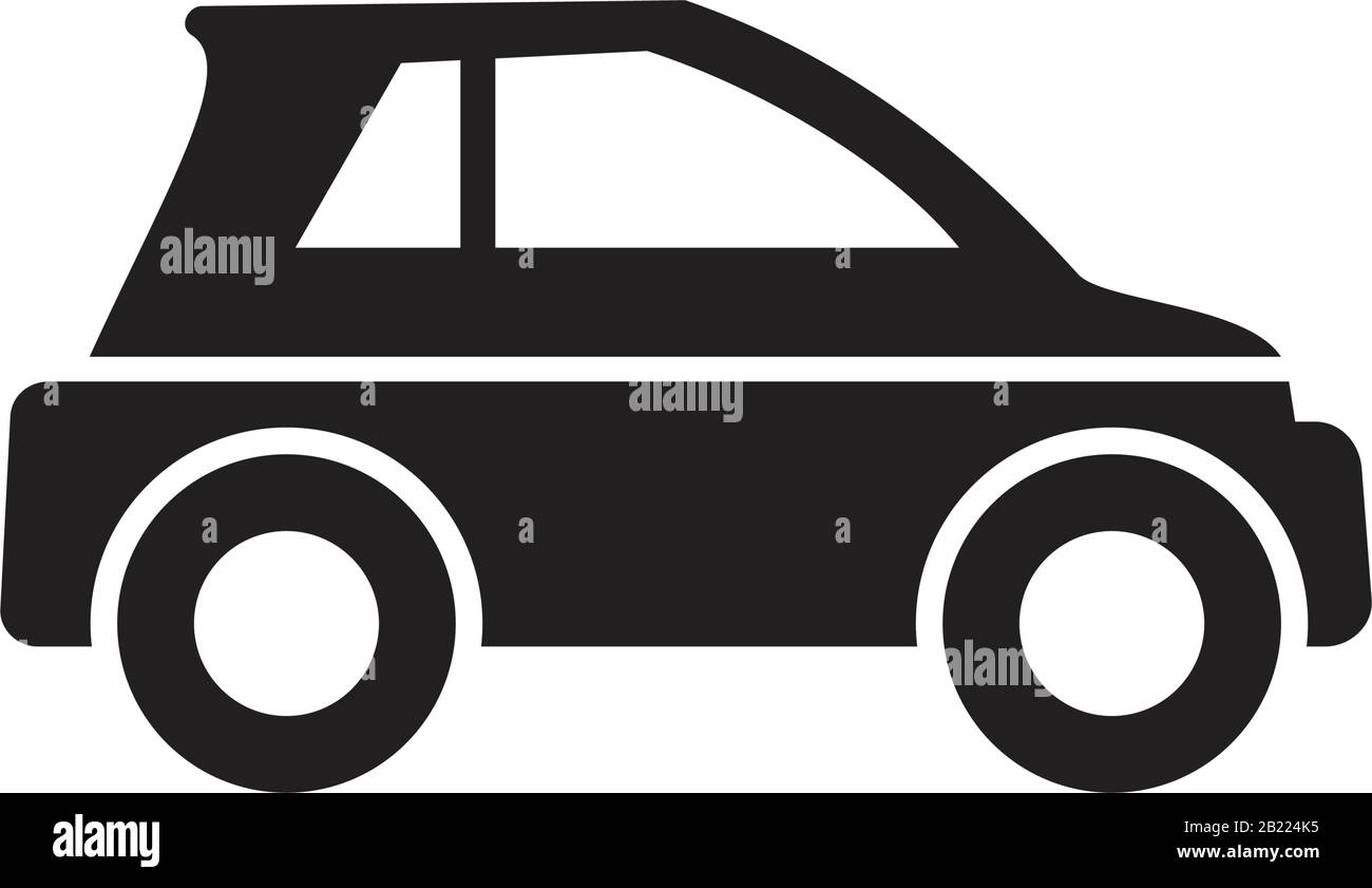 Car Icon template black color editable. Car icon symbol Flat vector ...