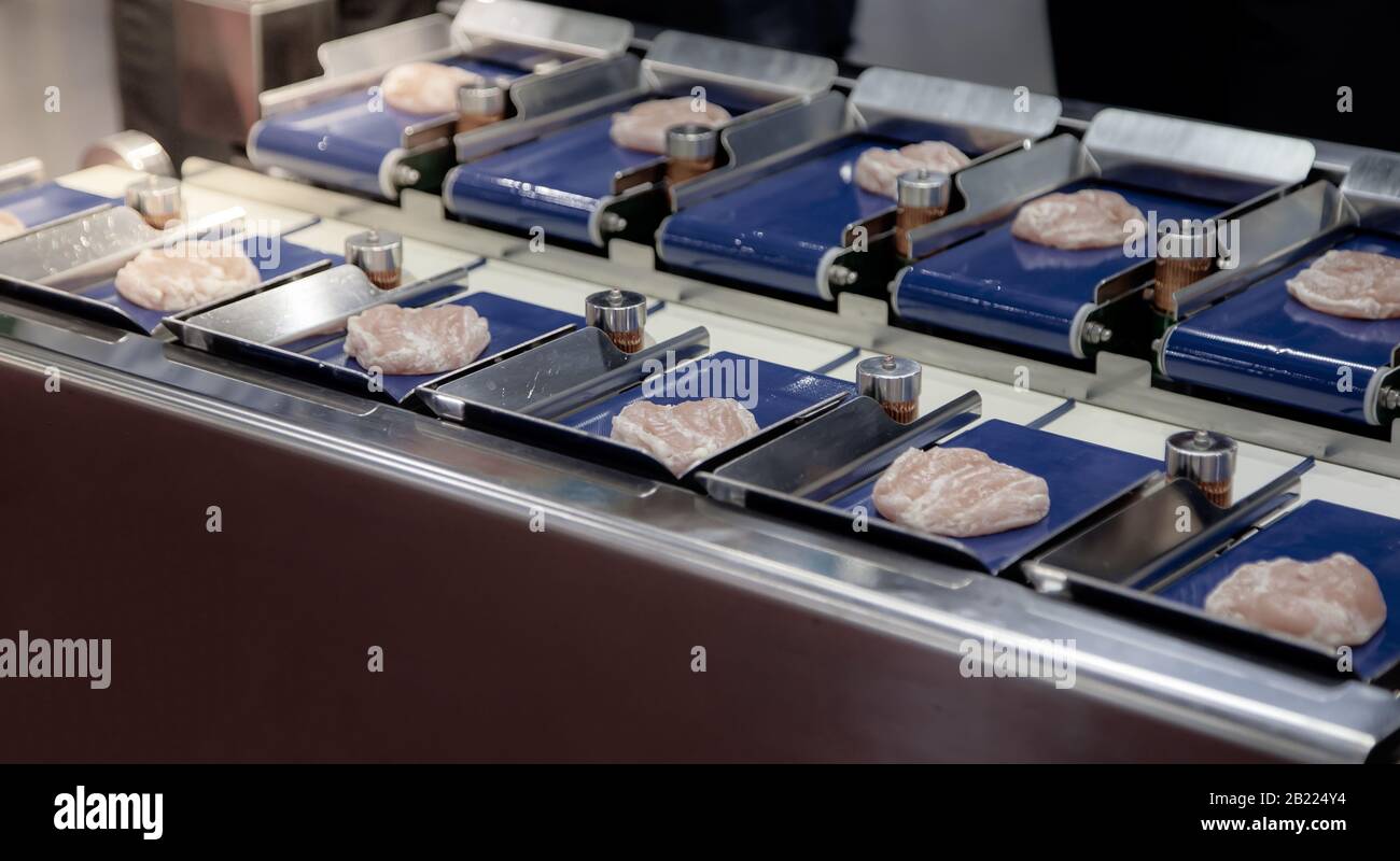 Table top weight scale for food industry Stock Photo - Alamy