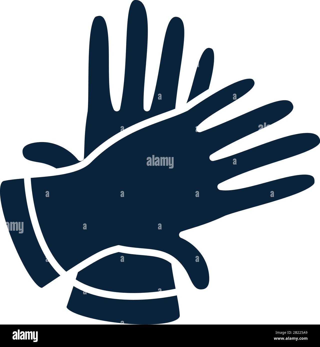 gloves silhouette style icon design, Cleaning service wash home hygiene ...