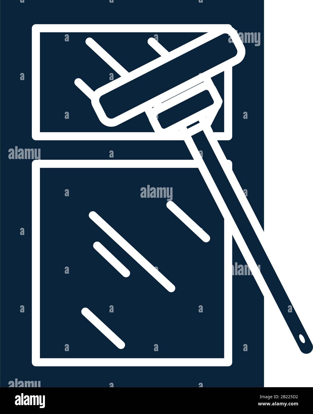 window cleaner silhouette style icon design, Cleaning service wash home ...