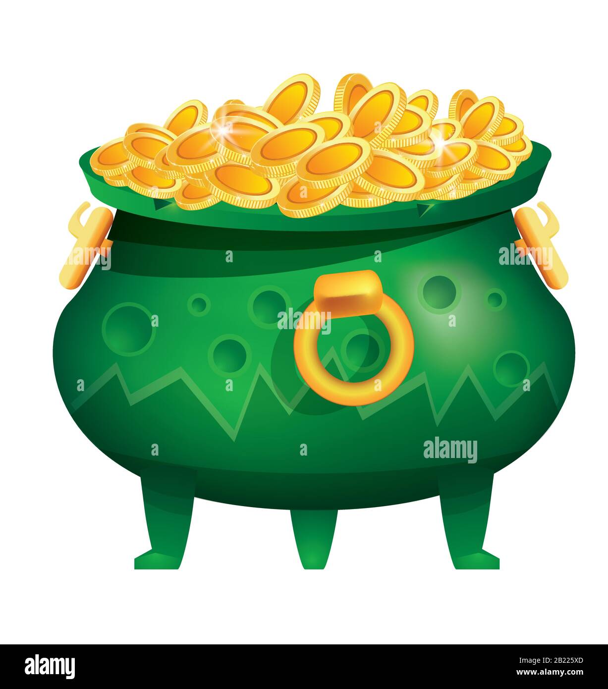 Pot Of Gold Vector