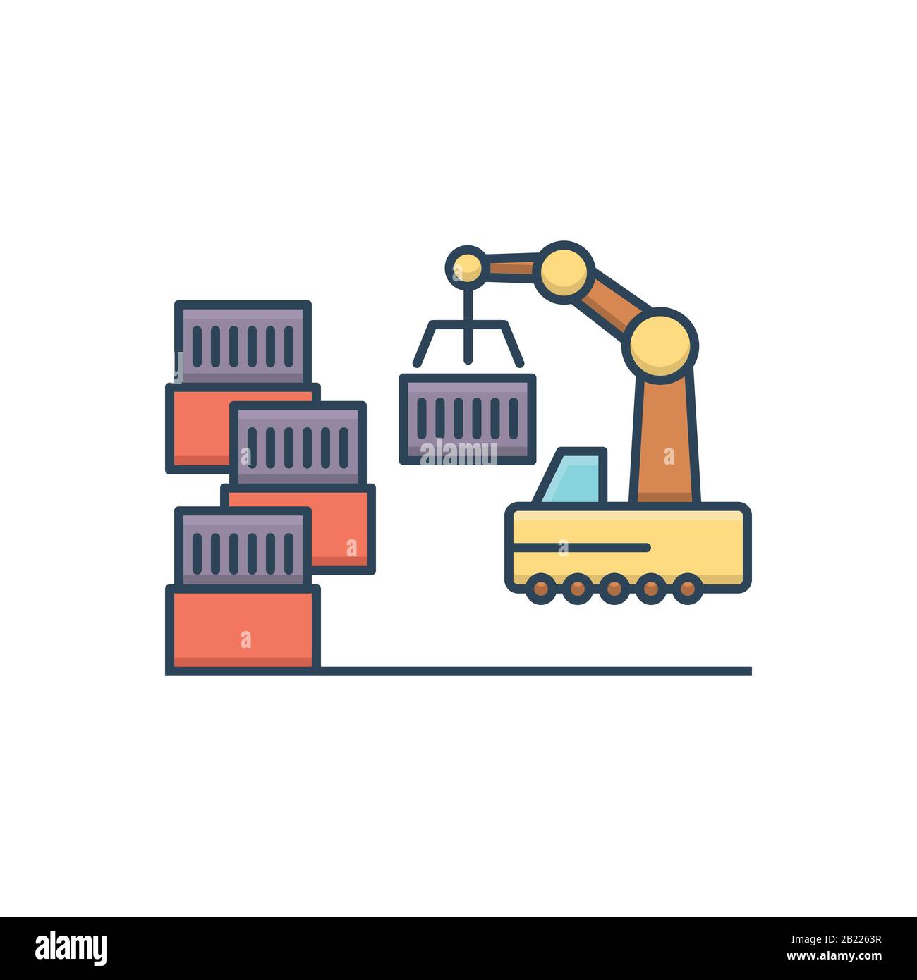 Manufacturing icon Stock Vector Images - Alamy