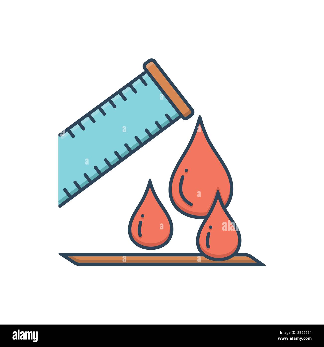 Blood test icon hi-res stock photography and images - Alamy