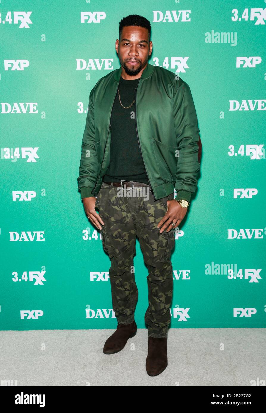 Los Angeles, CA - Feb 27, 2020: Mustafa Speaks attends the premiere of ...