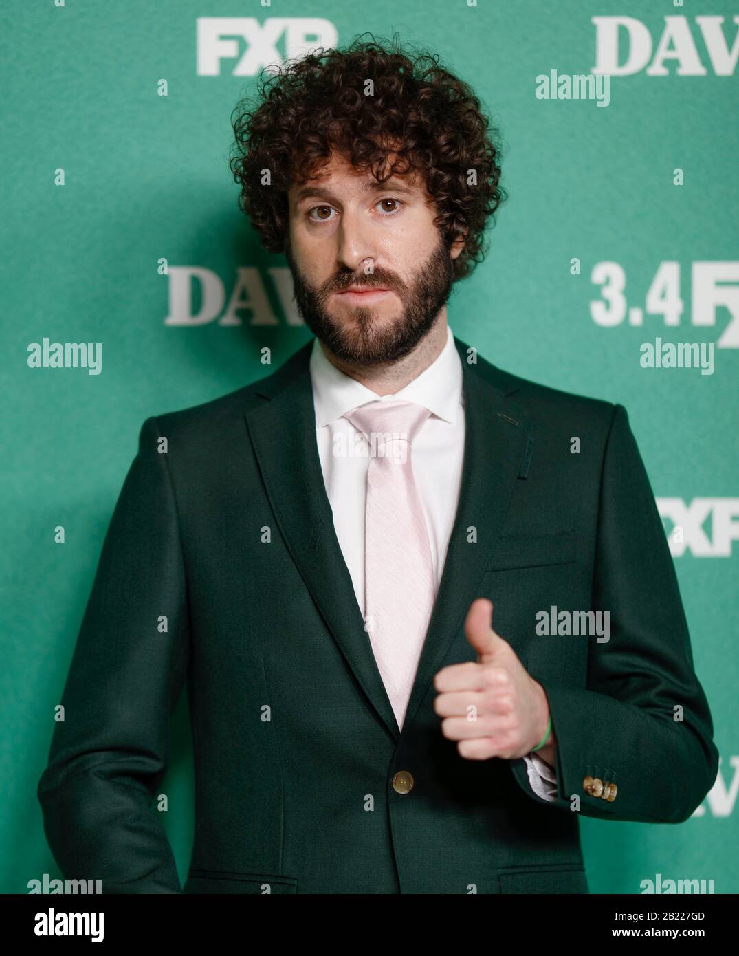 Los Angeles, CA - Feb 27, 2020: David Andrew Burd aka Lil Dicky attends ...