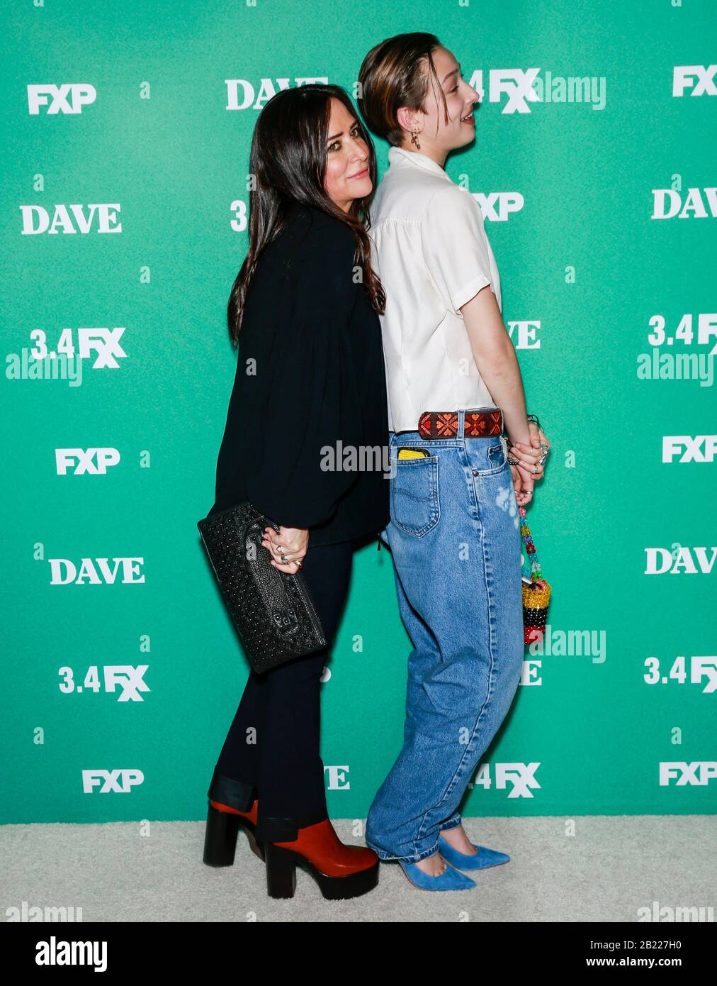 Los Angeles, CA - Feb 27, 2020: Pamela Adlon and daughter Valentine ...