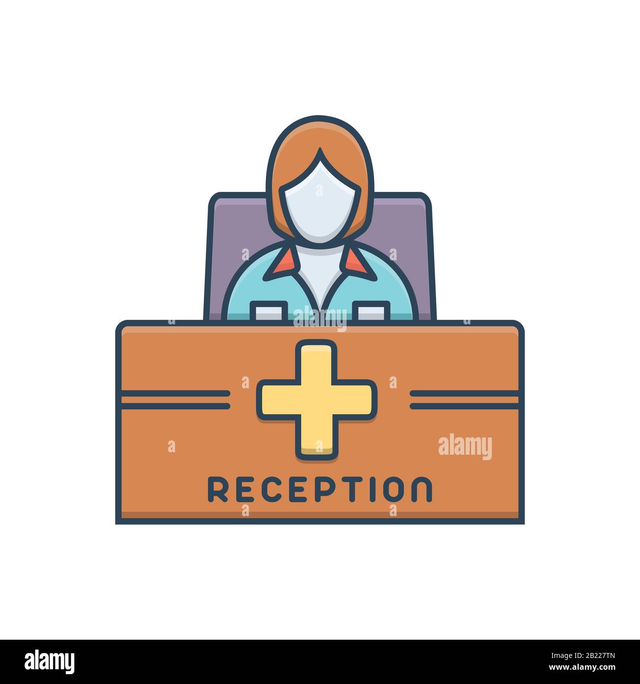 Medical receptionist Cut Out Stock Images & Pictures - Alamy