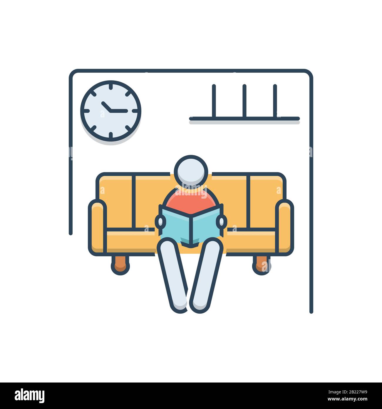 Waiting room icon Stock Vector Image & Art - Alamy