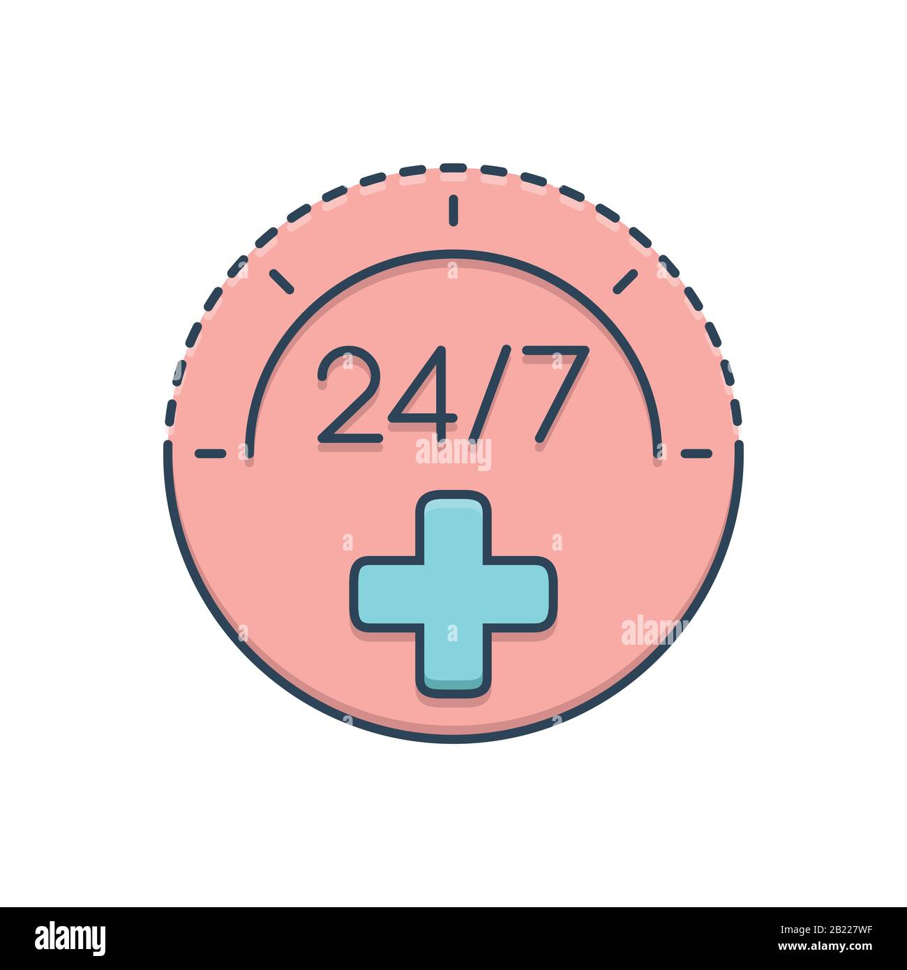 Twenty four and seven Stock Vector Images - Alamy