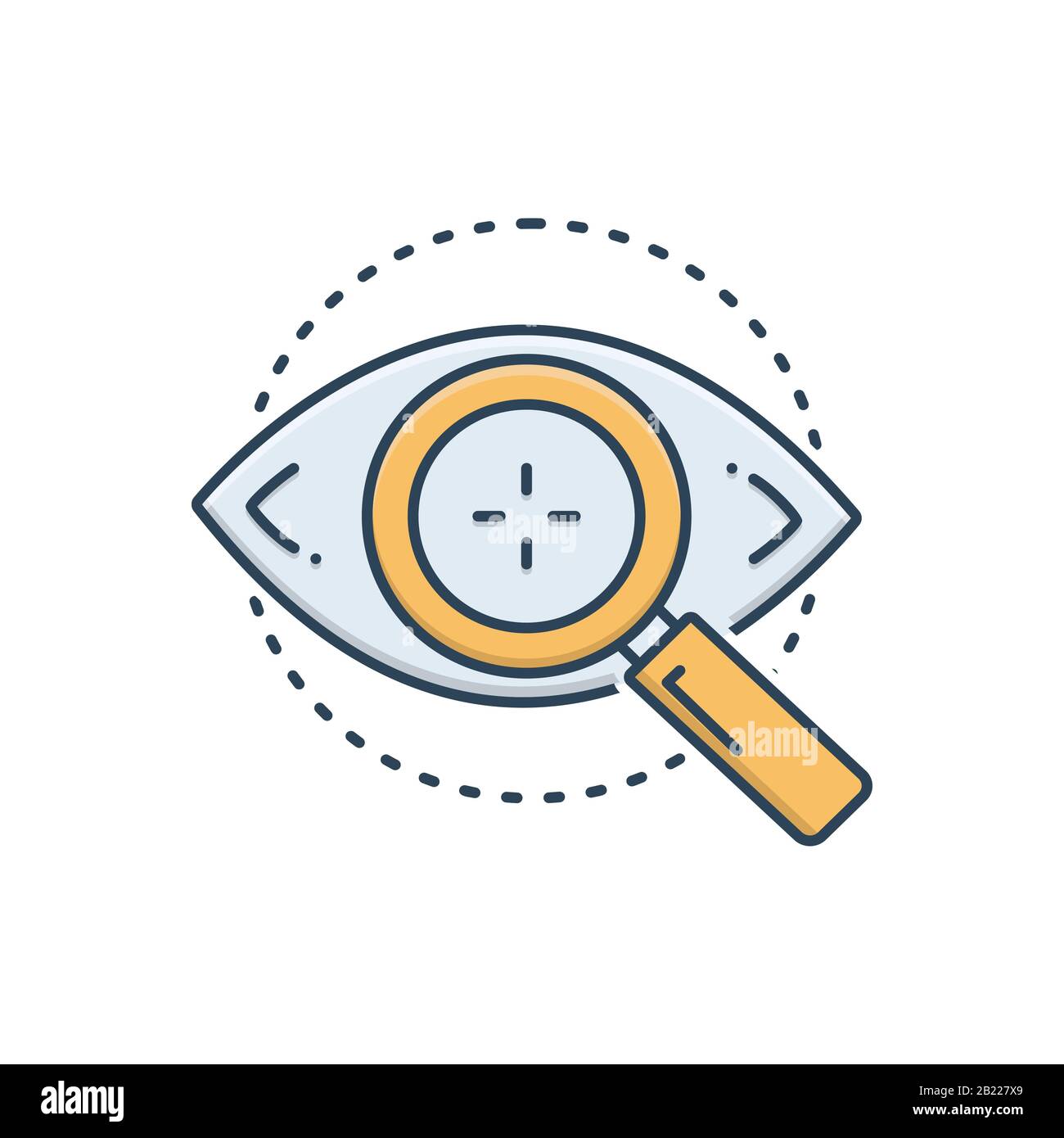 Eye test icon Stock Vector Image & Art - Alamy
