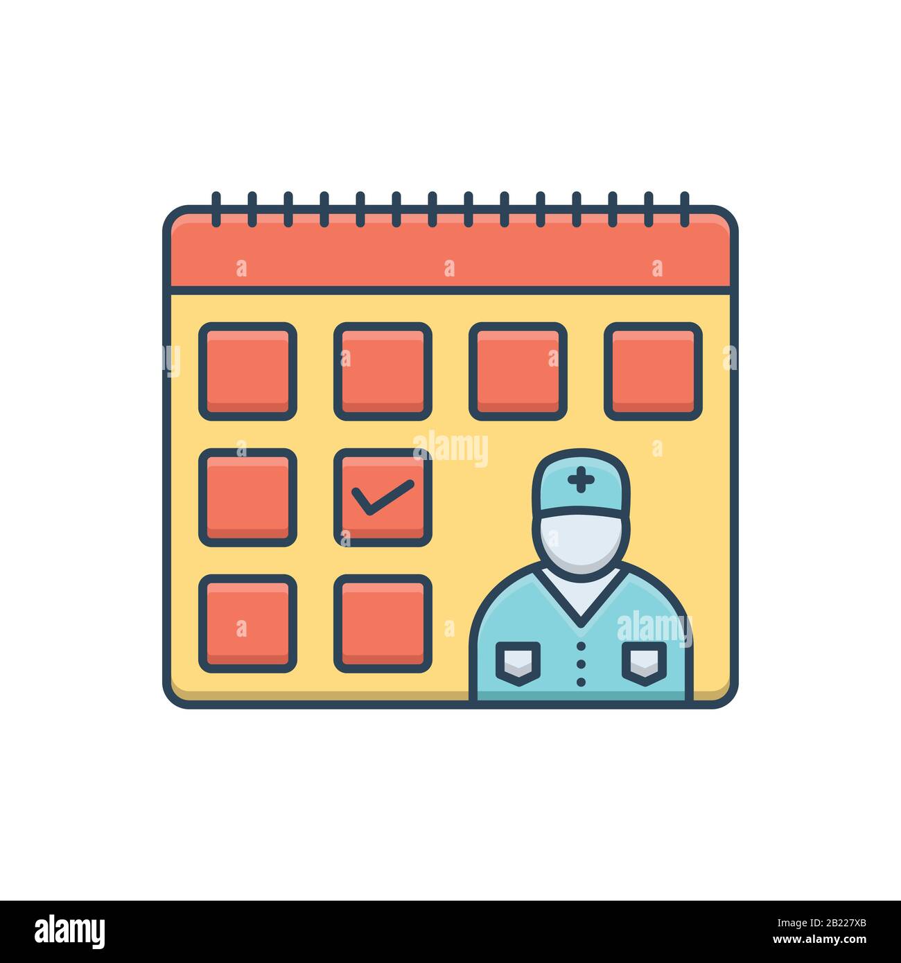 Medical appointment schedule icon hi-res stock photography and images ...