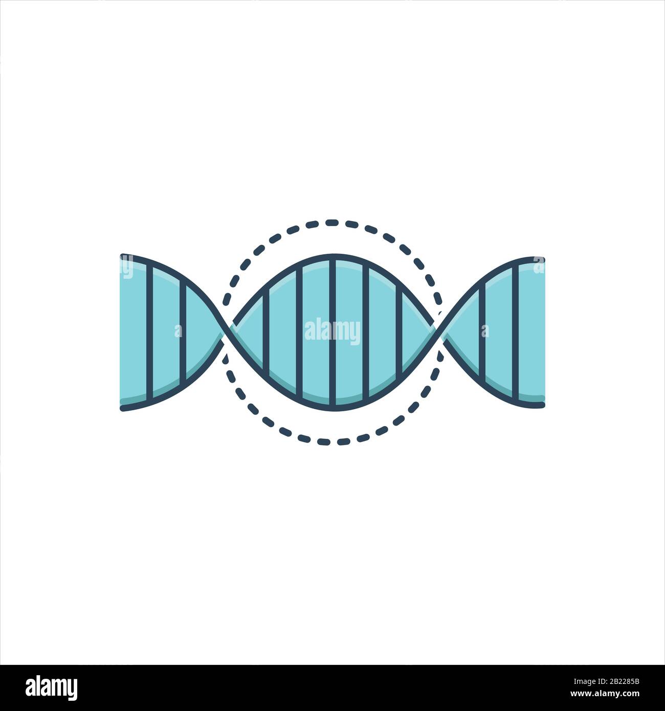 Dna genetic icon Stock Vector Image & Art - Alamy
