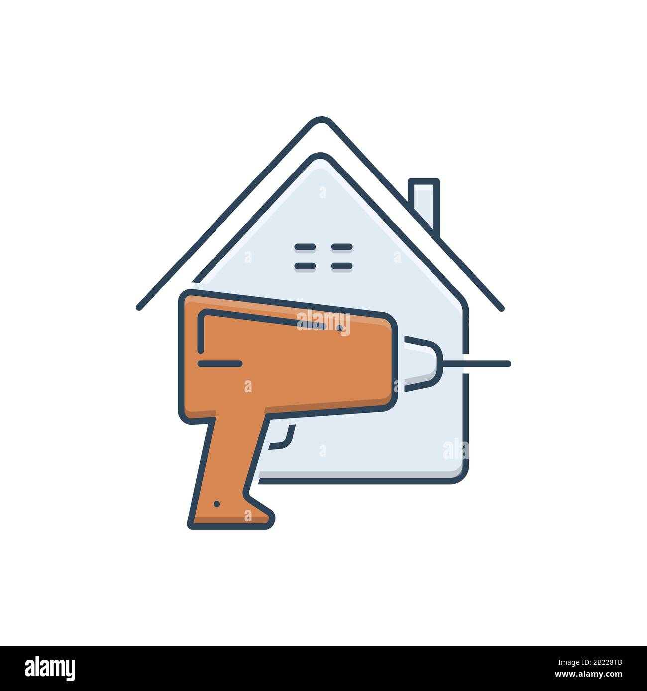 Home repair icon hi-res stock photography and images - Alamy