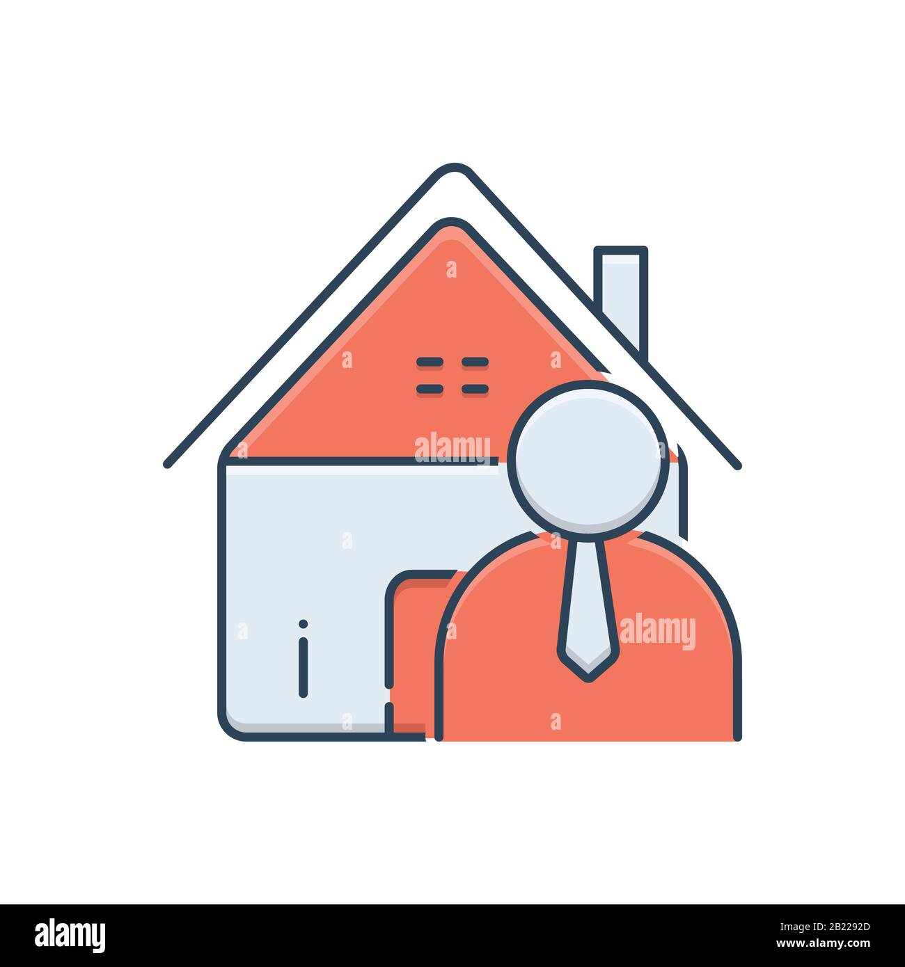 Real estate agent icon Stock Vector Image & Art - Alamy