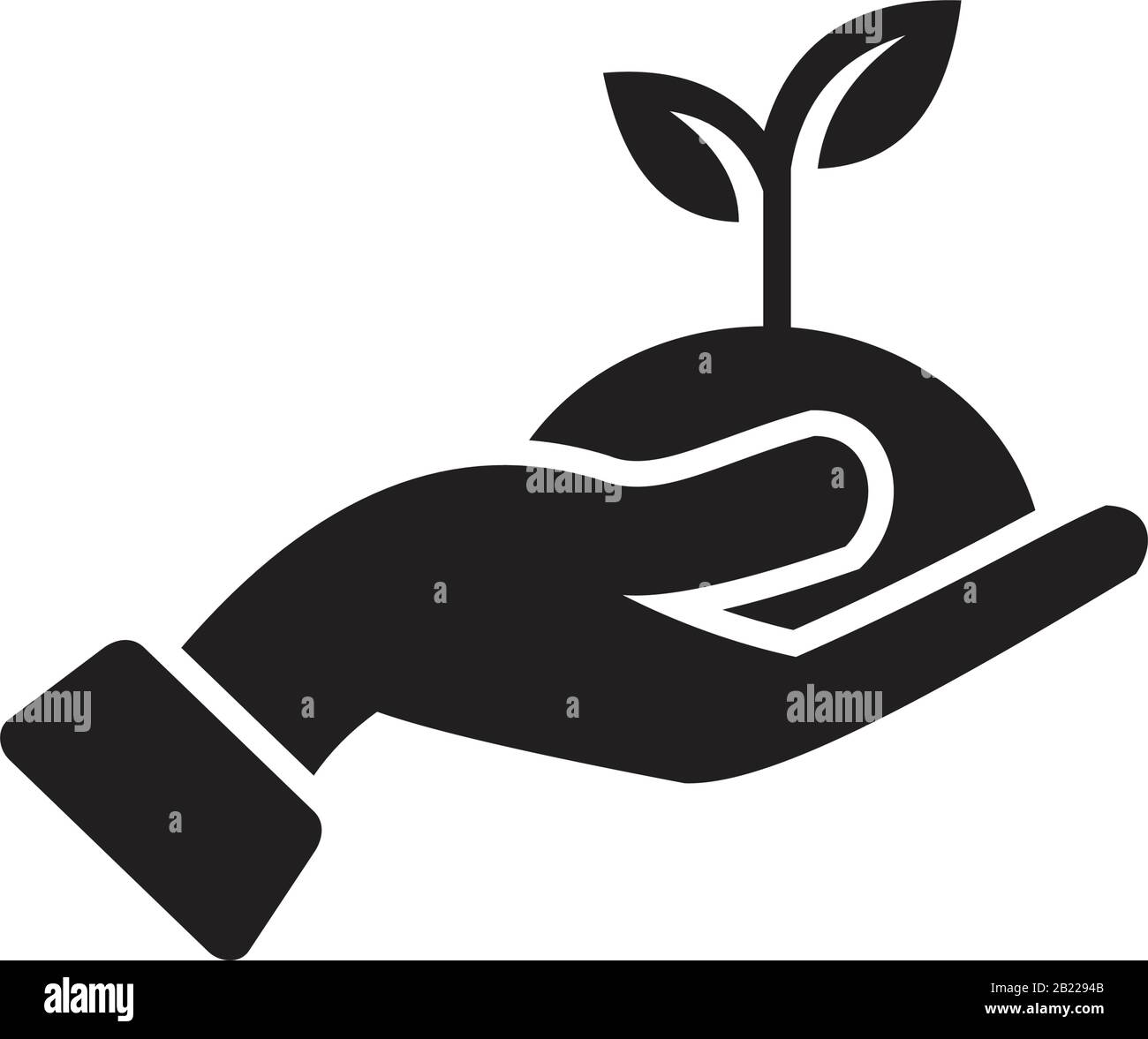 Botany Icon template black color editable. Botany Icon symbol Flat ...