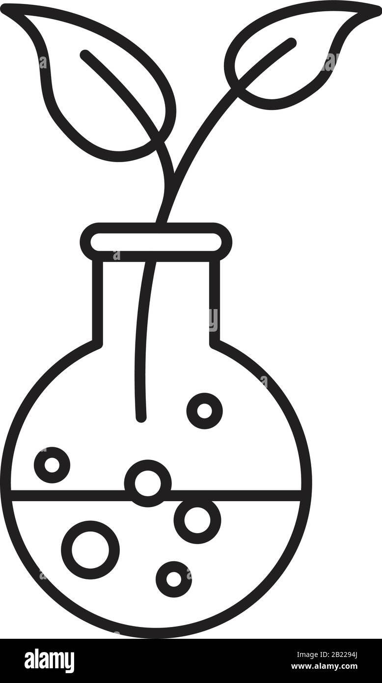 Botany Icon template black color editable. Botany Icon symbol Flat ...