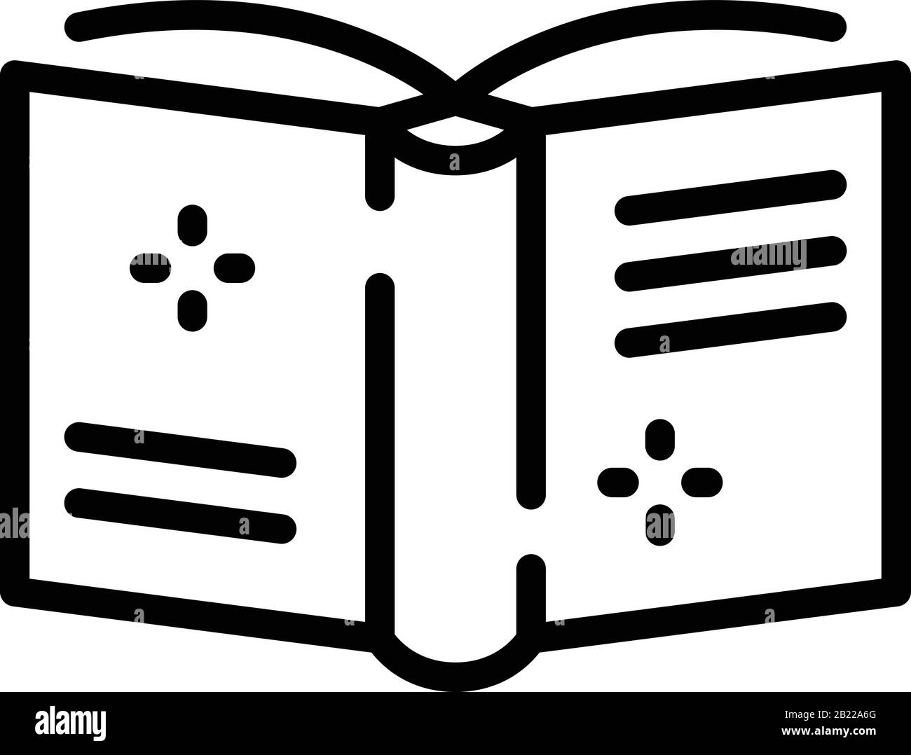 Open book cover forward icon, outline style Stock Vector Image & Art ...