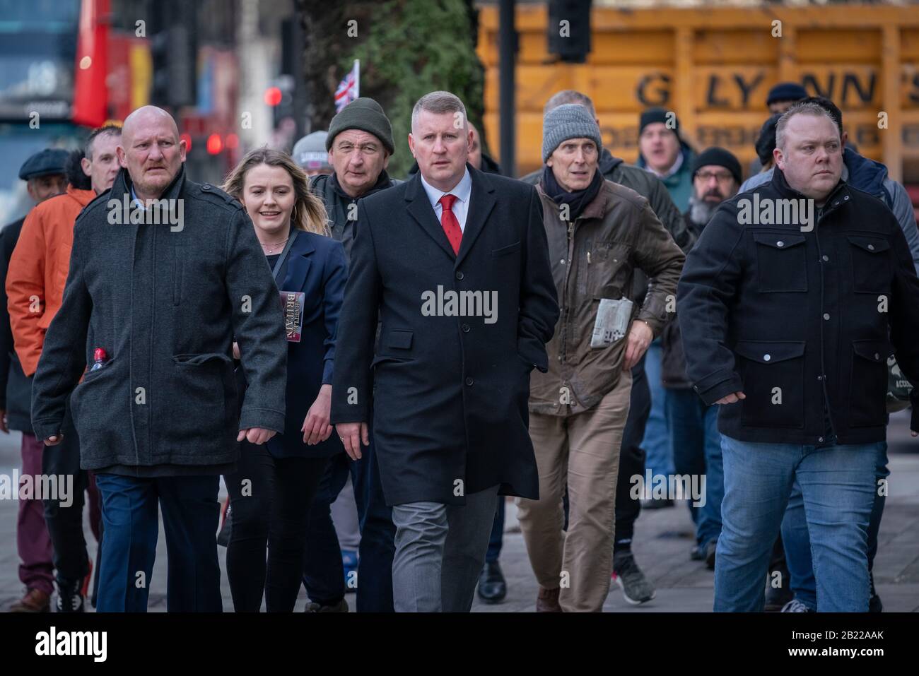 Britain First leader Paul Golding arrives at Westminster Magistrates ...