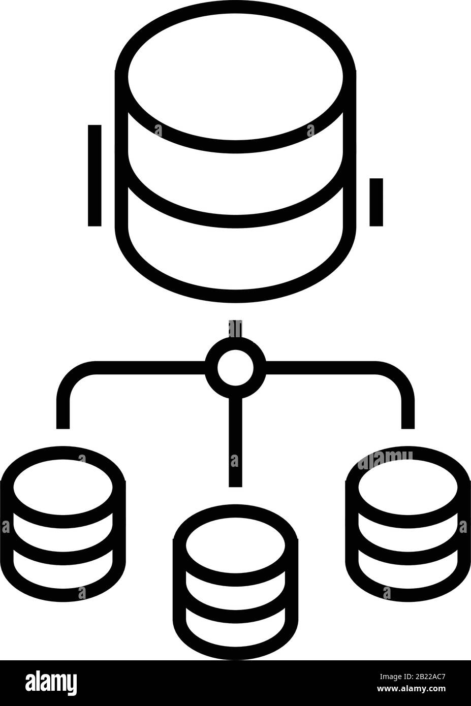 Money earnings line icon, concept sign, outline vector illustration ...