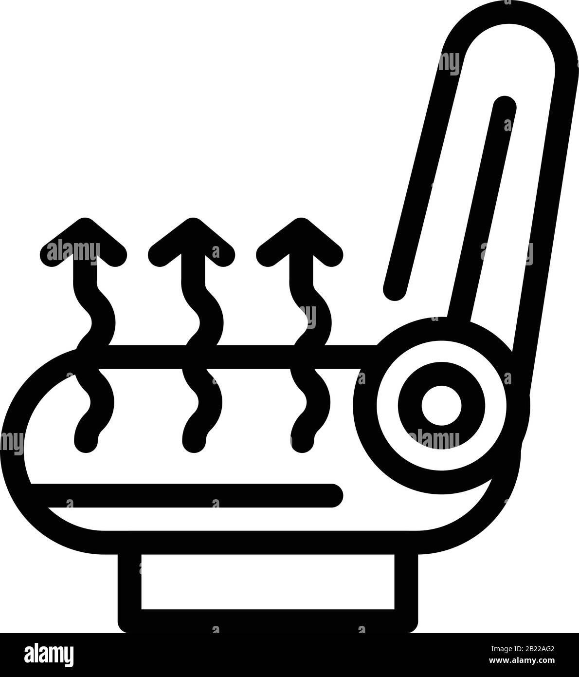 Seat heating Stock Vector Images - Alamy