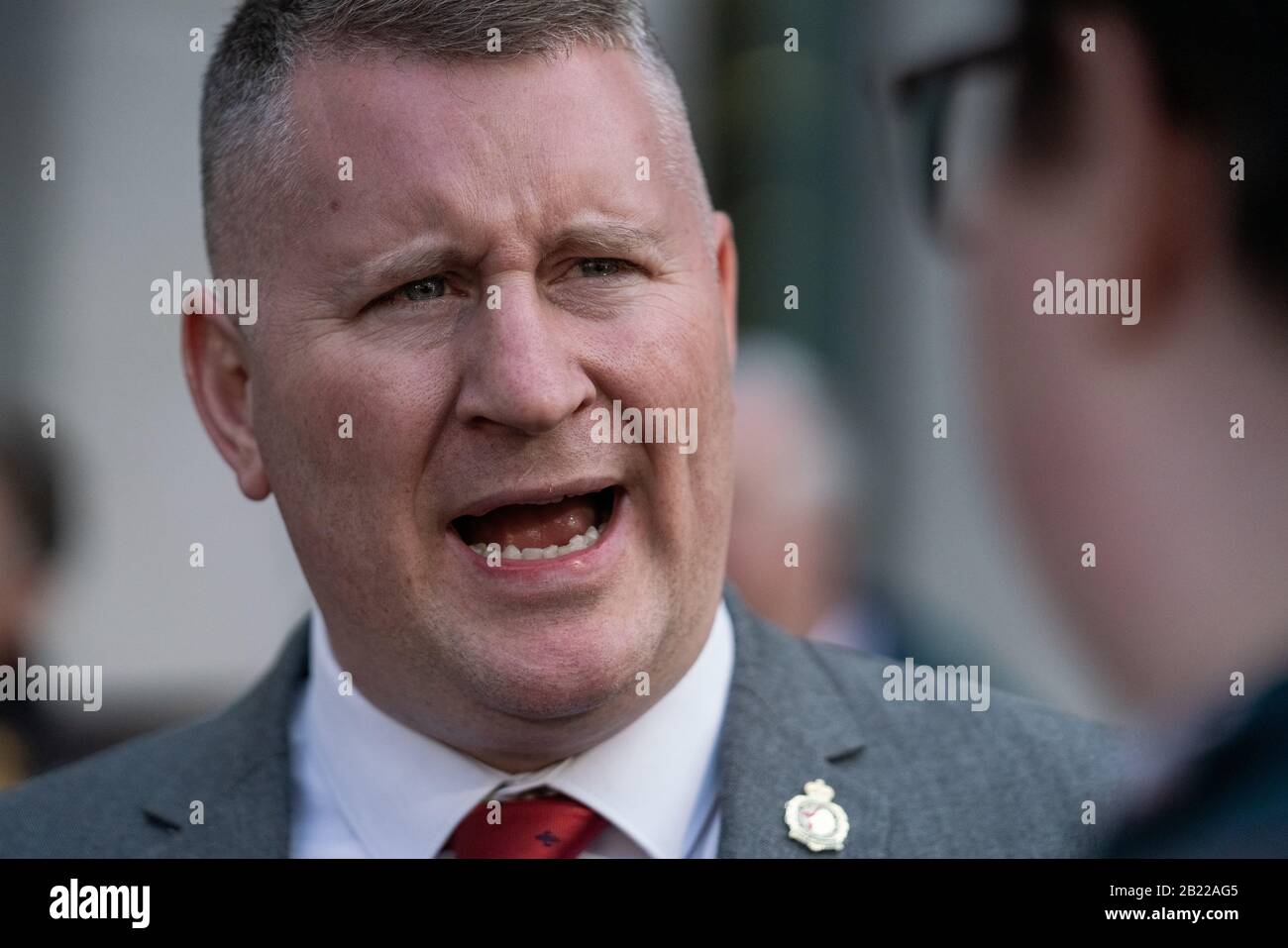 Paul golding leader britain first hi-res stock photography and images ...