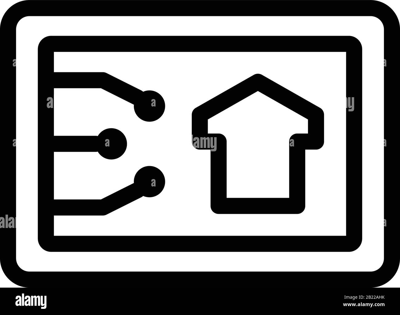 Smart home technology and robots Stock Vector Images - Alamy