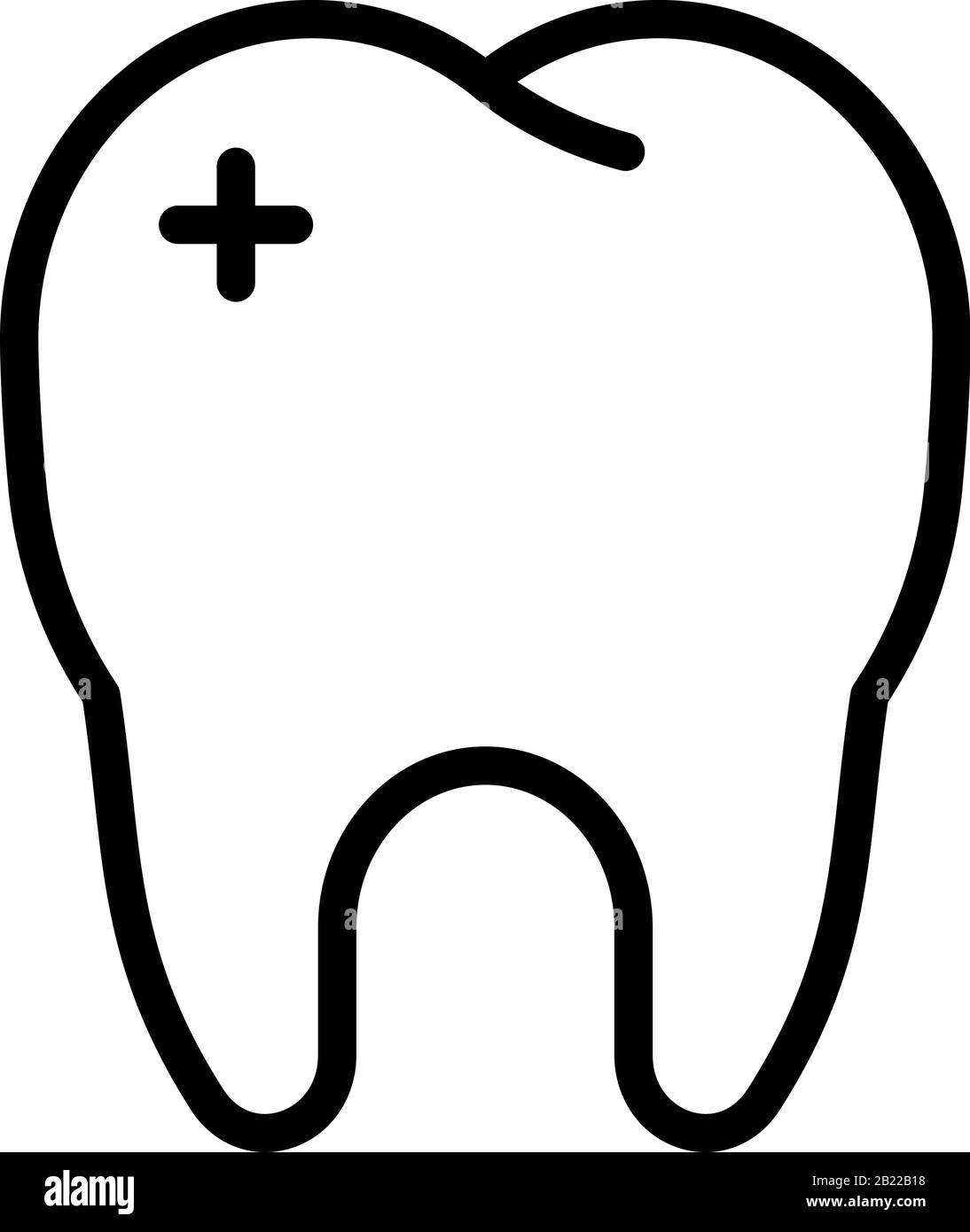 Human tooth icon, outline style Stock Vector Image & Art - Alamy