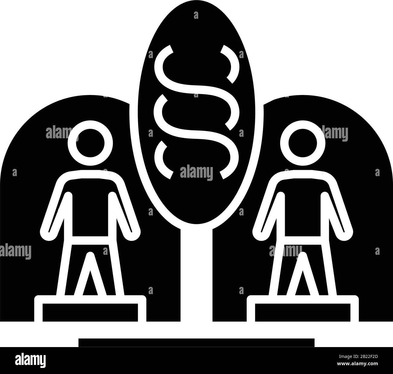 Communication black icon, concept illustration, vector flat symbol ...