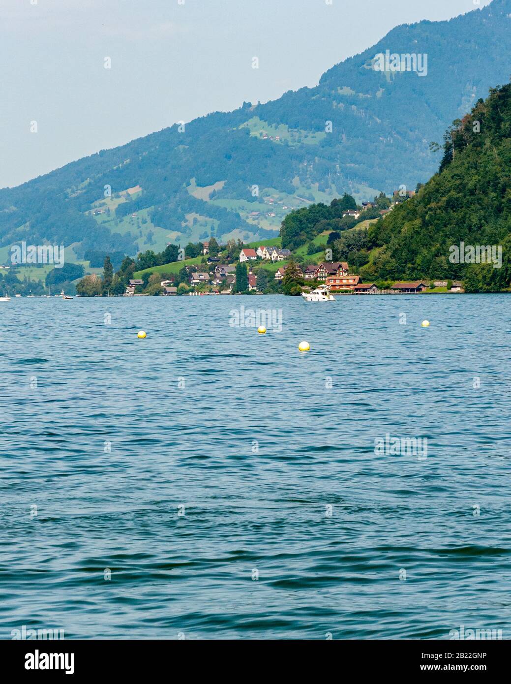 Lucerne, Switzerland. Enchanting city on the homonymous lake and on the ...