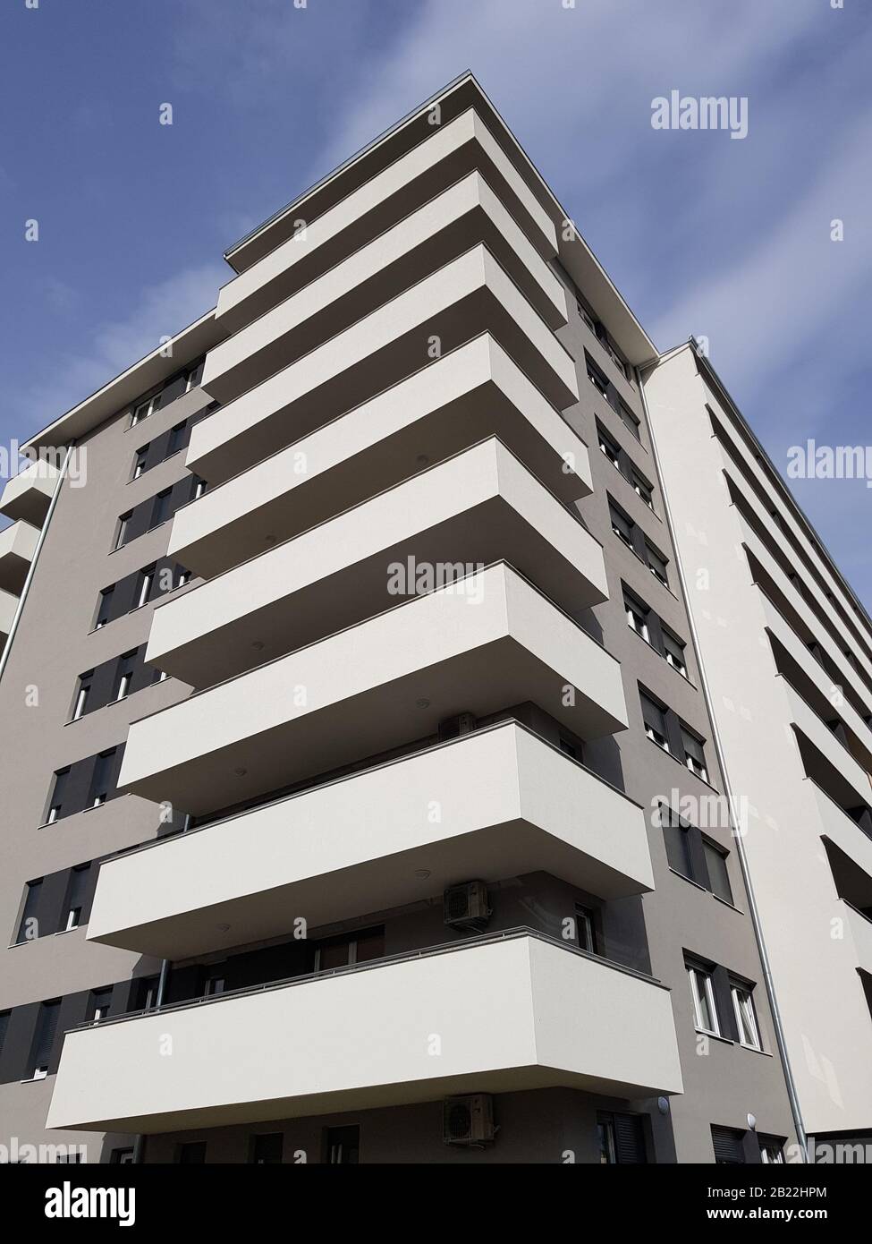 Modern City Apartment Building Stock Photo - Alamy
