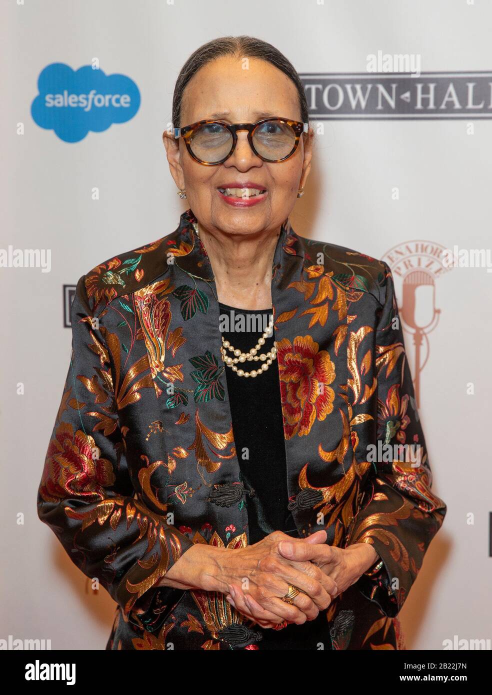 New York, United States. 28th Feb, 2020. Gail Lumet Buckley attends The ...