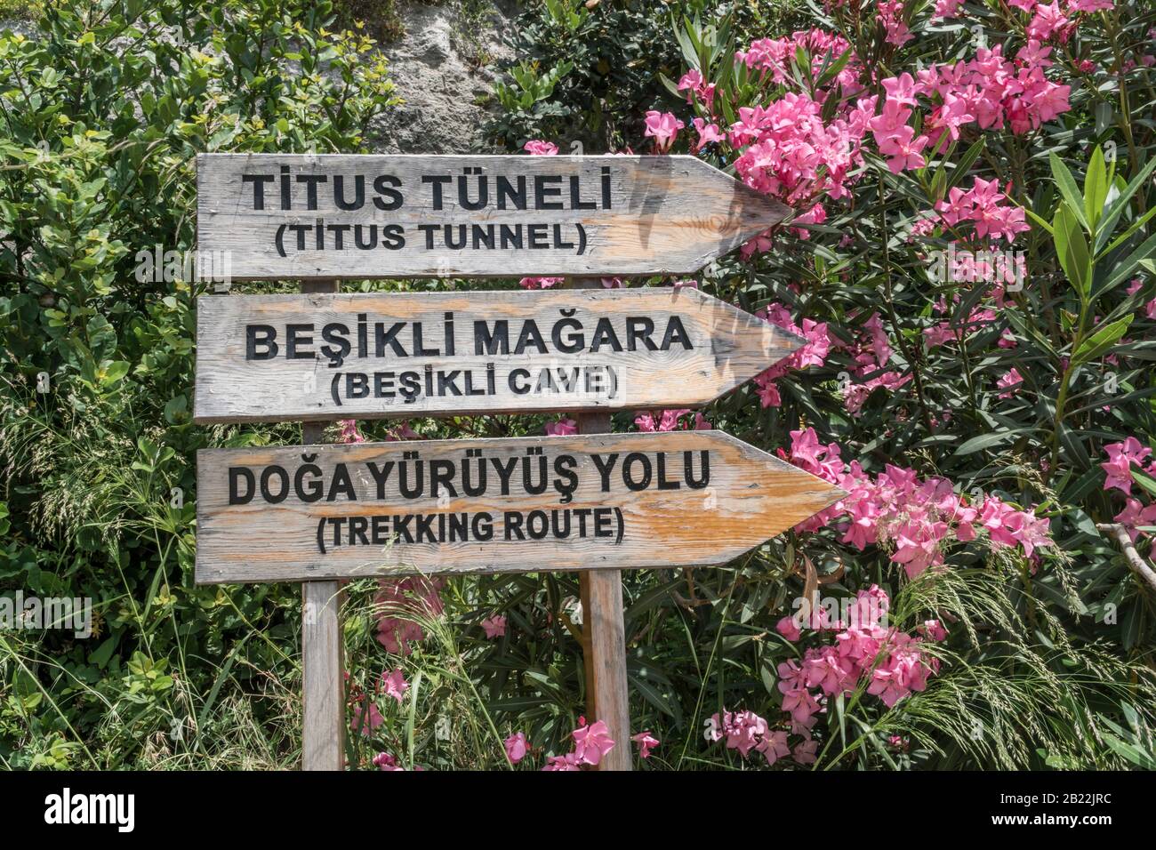 Turkish sign with english translation hi-res stock photography and ...