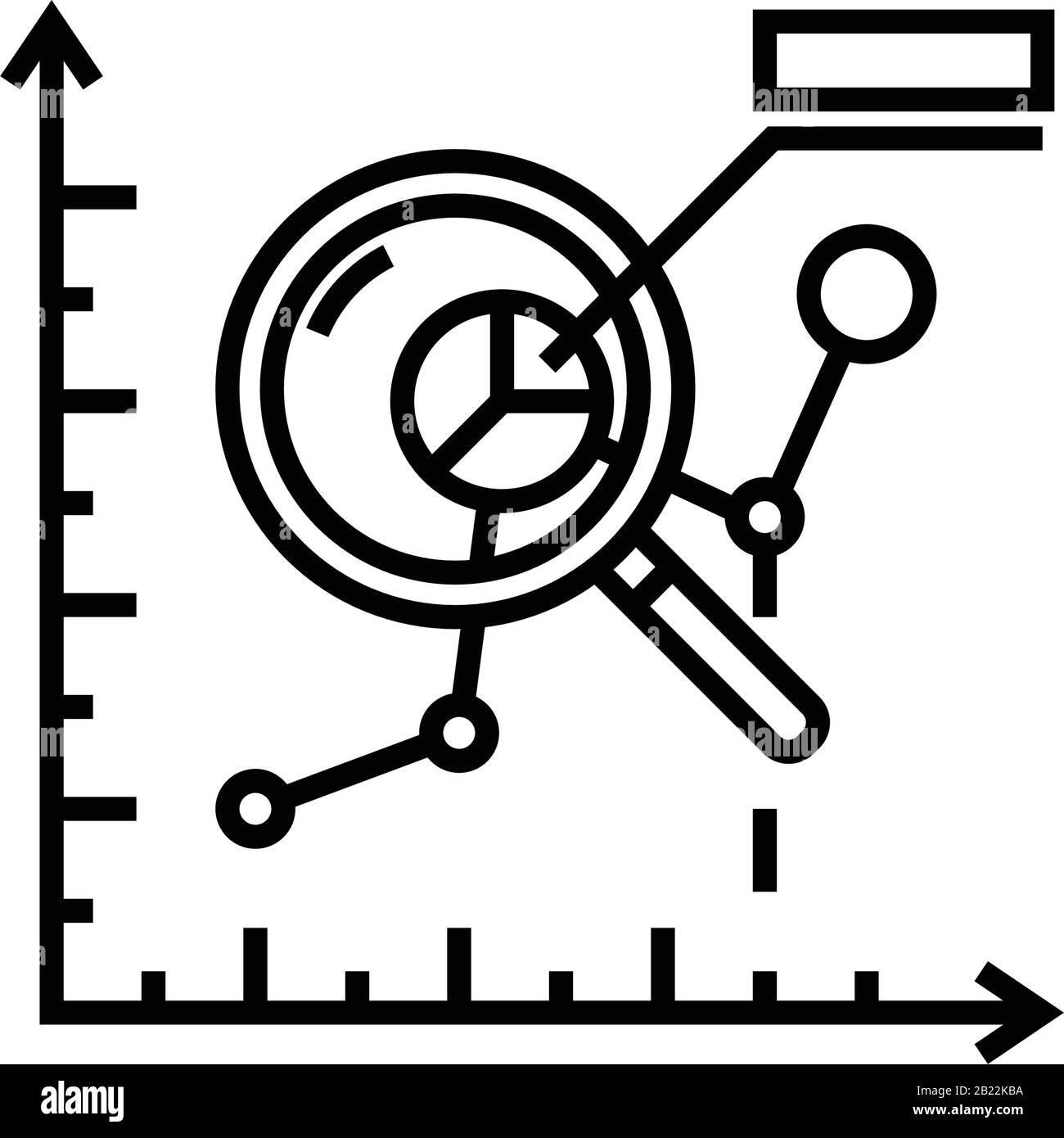 Office work line icon, concept sign, outline vector illustration ...