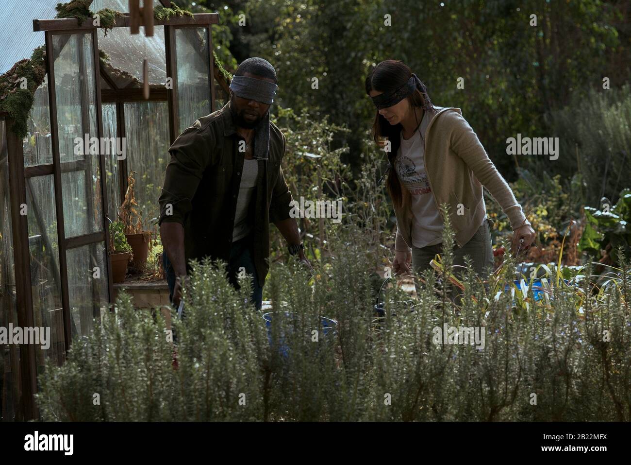 SANDRA BULLOCK and TREVANTE RHODES in BIRD BOX (2018), directed by ...