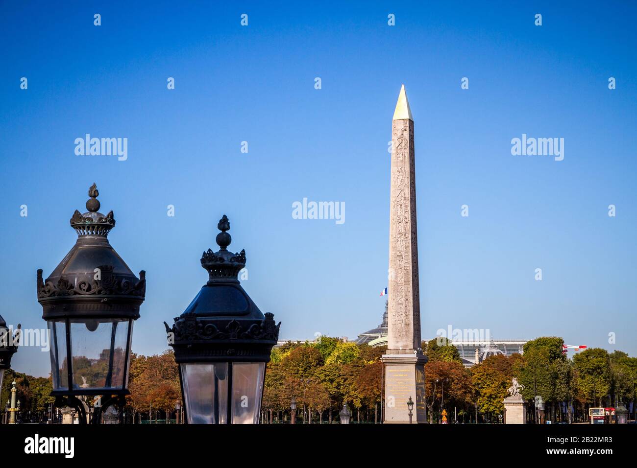 Obelisk of Luxor in Concorde square, Paris, France Stock Photo - Alamy