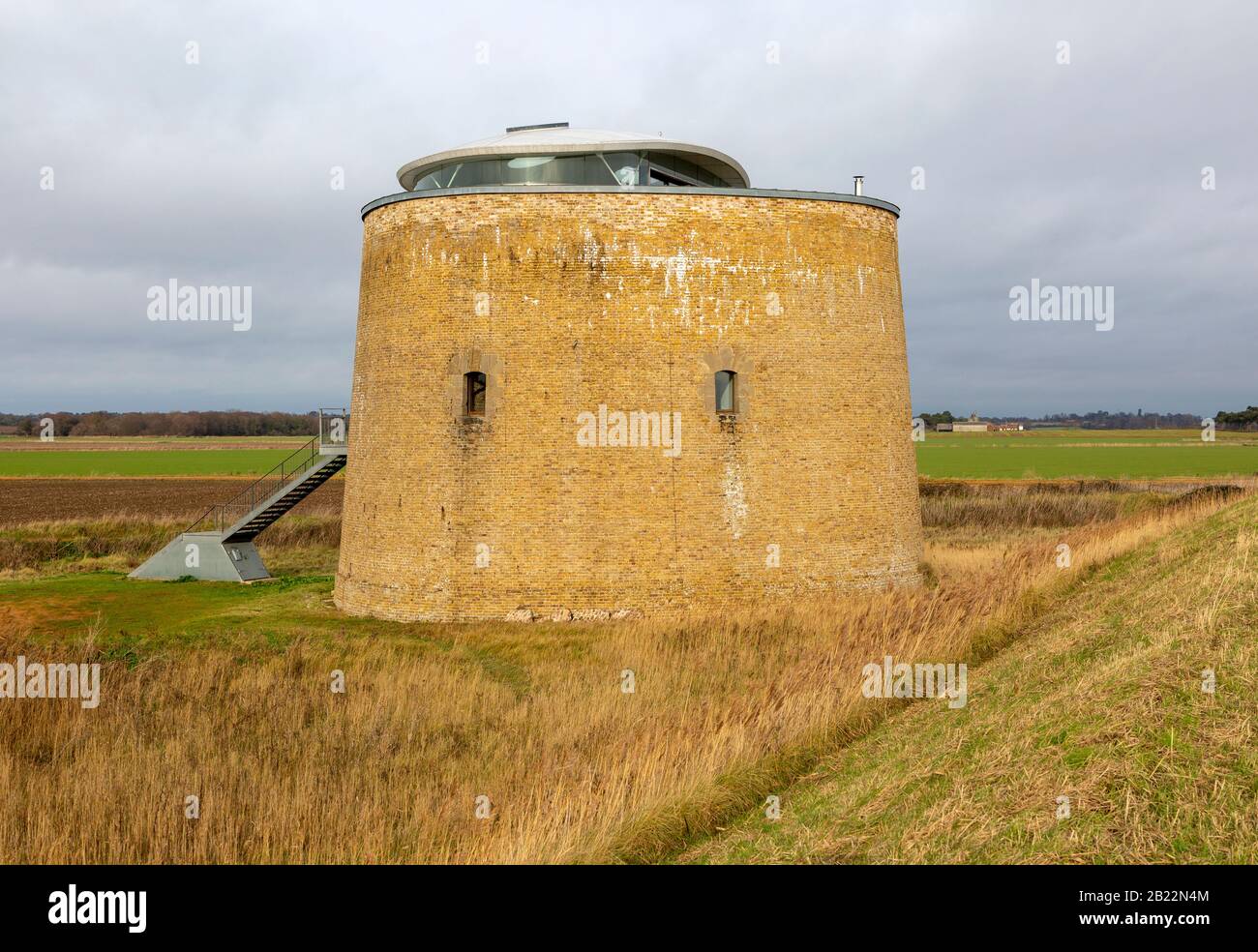 Martello Tower Y, Bawdsey, Suffolk, England, UK. Described by ...