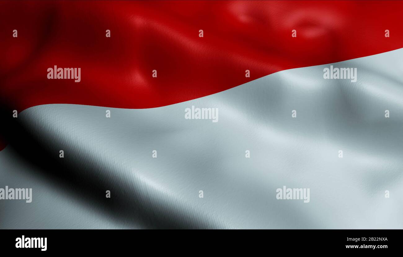 3D Illustration of a waving state flag of Hesse (Germany country Stock ...