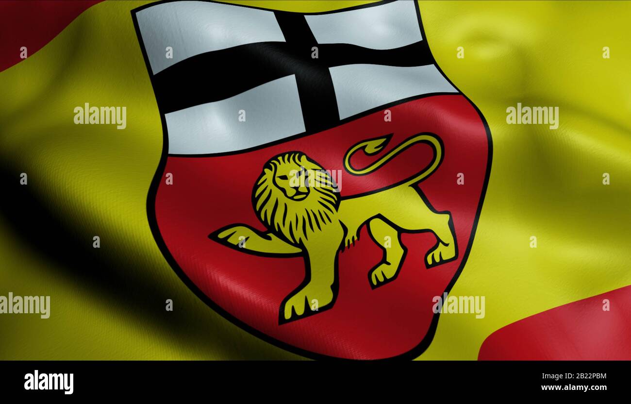 3D Illustration of a waving city flag of Bonn (Germany country Stock ...