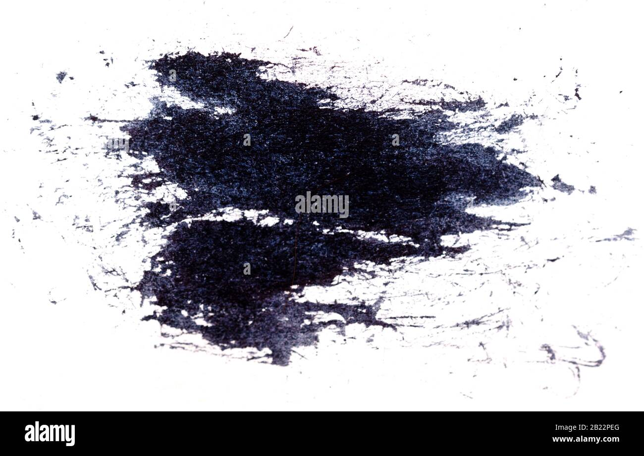 Black ink isolated on white background Stock Photo - Alamy