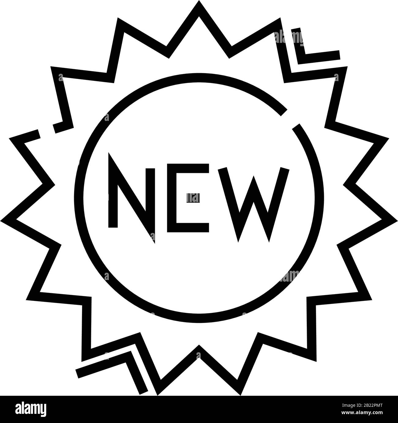 New services line icon, concept sign, outline vector illustration ...