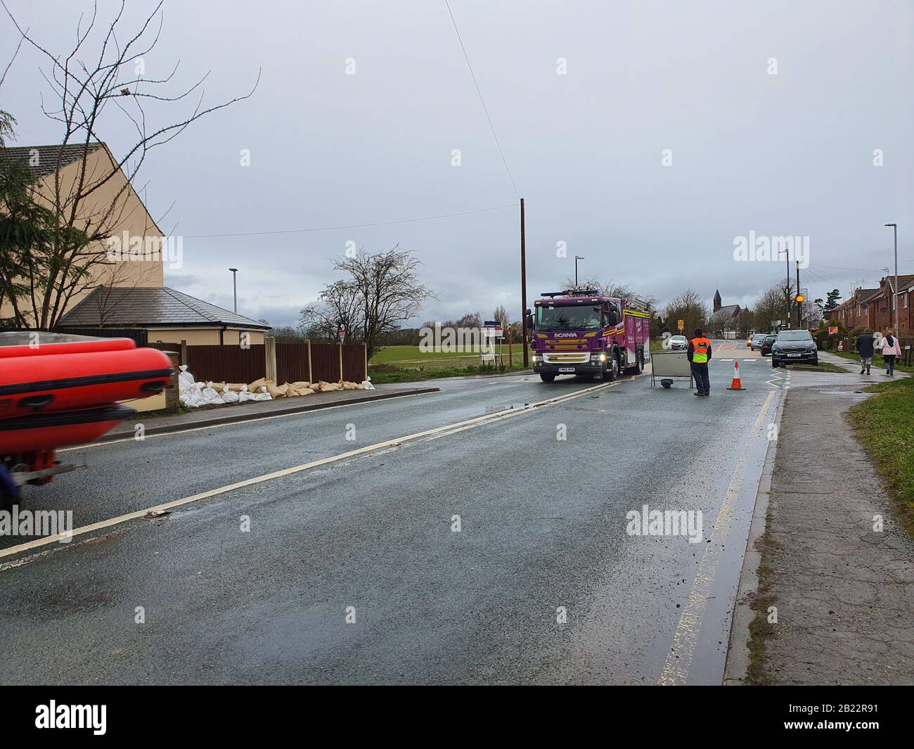Snaith flooding rescue 2020 hi-res stock photography and images - Alamy