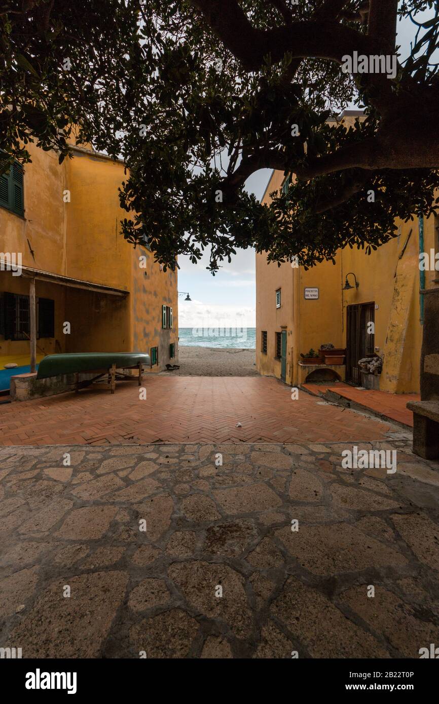 Varigotti, Finale Ligure, Savona, Liguria, Italia Stock Photo - Alamy