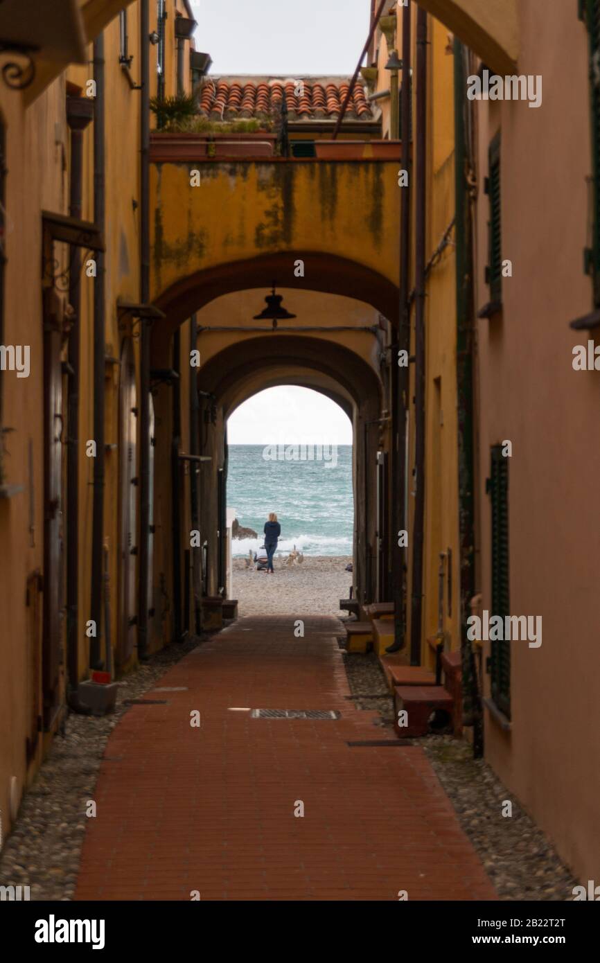 Varigotti, Finale Ligure, Savona, Liguria, Italia Stock Photo - Alamy