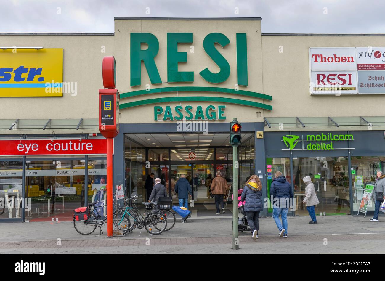 Resi Passage, Residenzstraße, Reinickendorf, Berlin, Deutschland Stock ...
