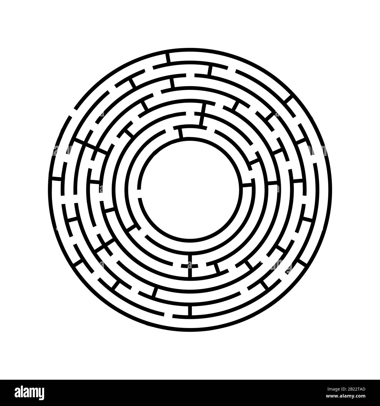 Round labyrinth. An interesting and useful game for children and adults ...